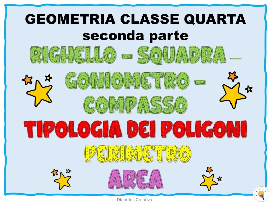 Classe Quarta - Didattica Creativa